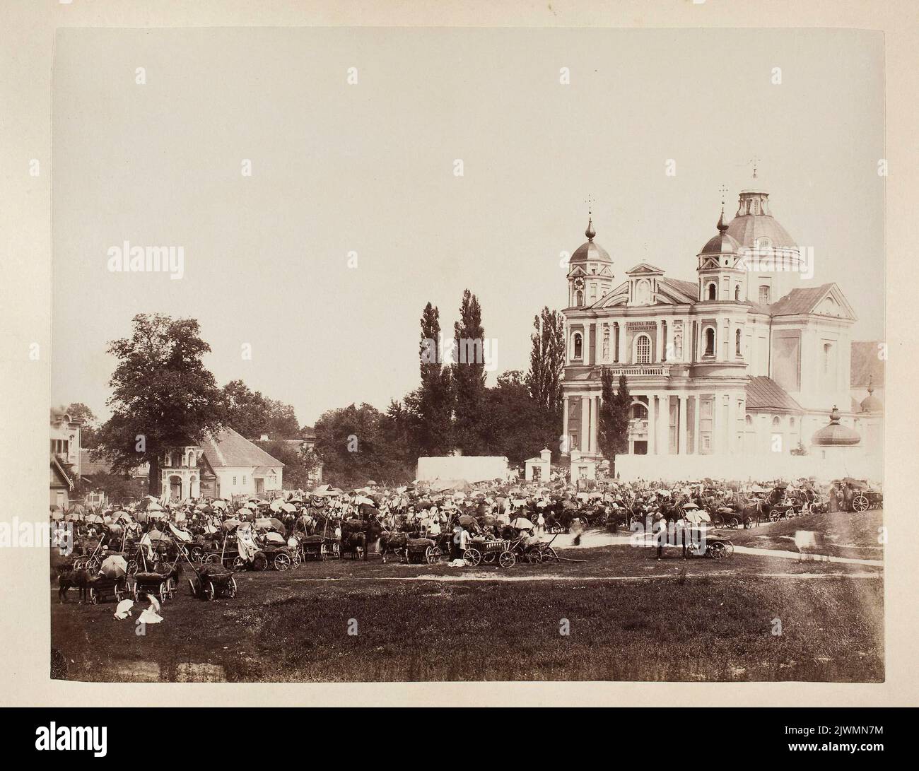Vilnius – church of St. Peter and Paul during the feast of Indulgence ...