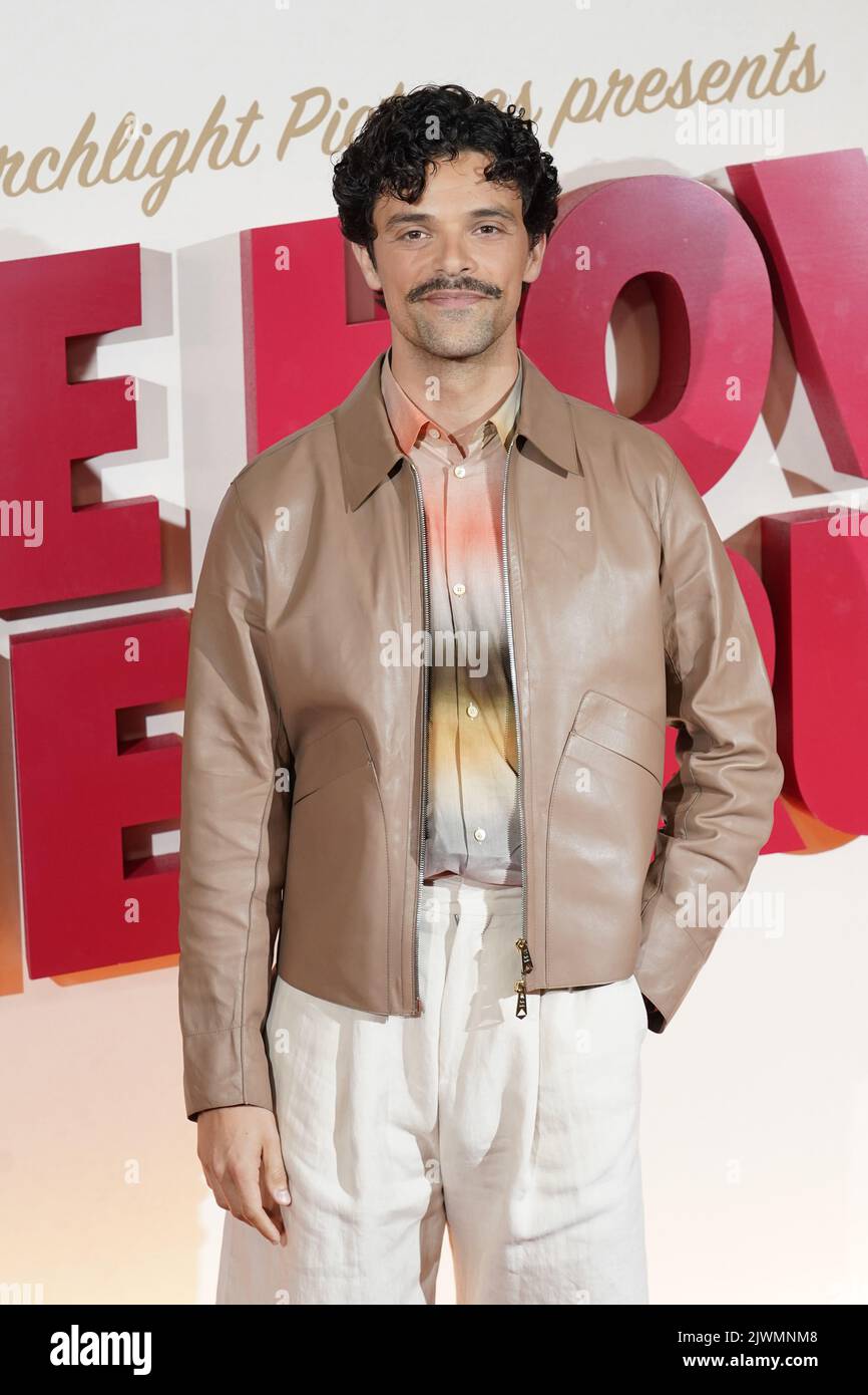 Jacob Fortune Lloyd Arrives For The Gala Screening Of See How They Run At Picturehouse Central