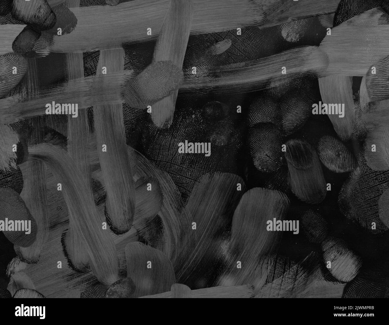 Texture Finger prints, texture black and white Stock Photo - Alamy