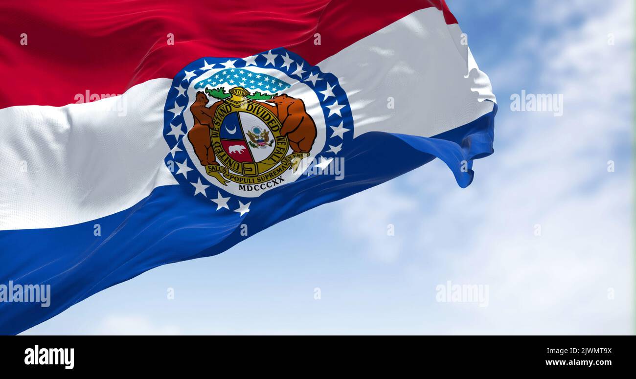 Missourian city flag hi-res stock photography and images - Alamy