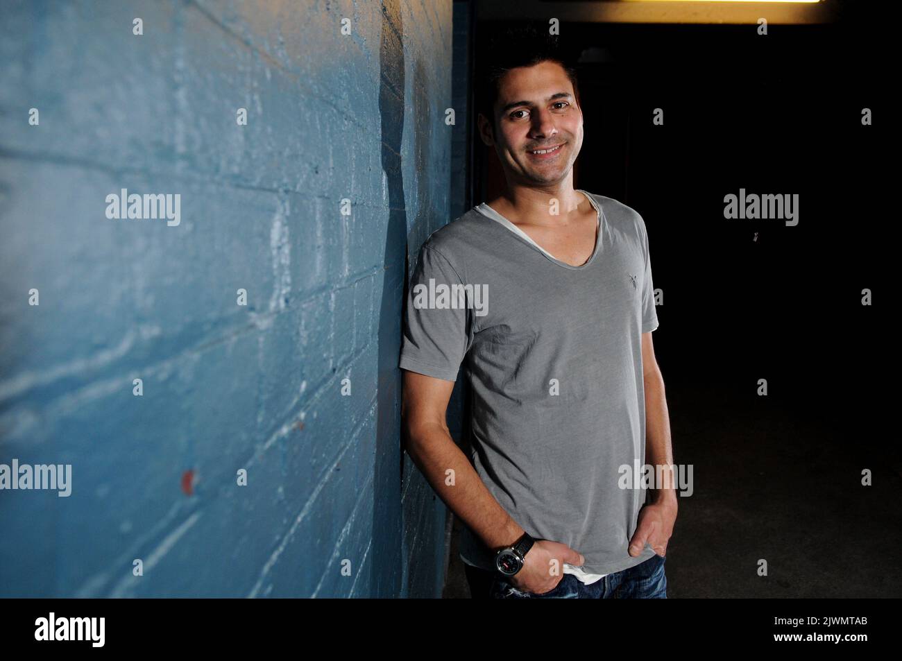 Scottish comedian Danny Bhoy poses for a photograph at the Enmore ...