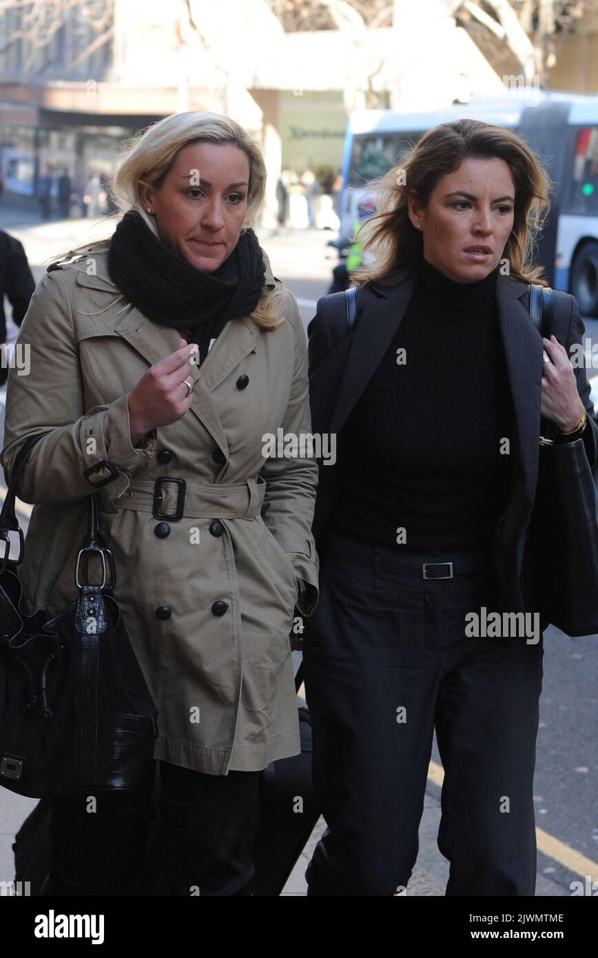 Keli Lane (left) arrives at the NSW Supreme Court, Sydney, Monday, Aug ...