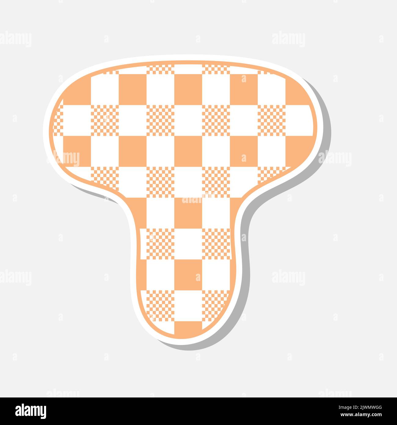 Patchwork hand drawn textile font. Cute textile font for scrapbook or ...