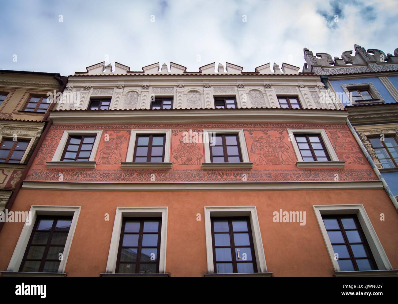 Ancient building on Market Square Stock Photo - Alamy
