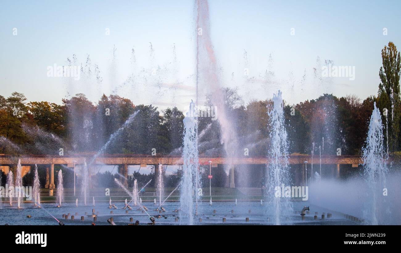 The Wrocław’s Multimedia Fountain is the biggest in Poland and one of ...