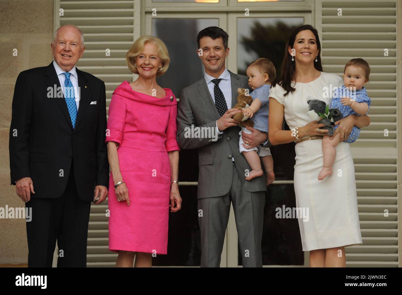 Governor General Quentin Bryce and her husband Michael welcome TRH ...