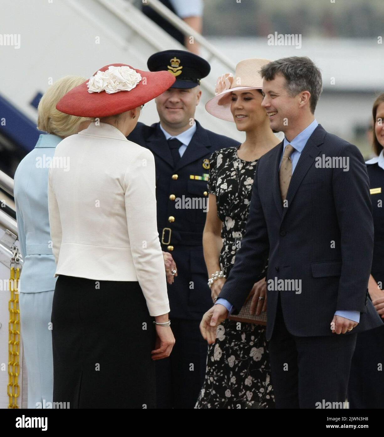 Governor General Quentin Bryce (left) and Senator Kate Lundy (second ...