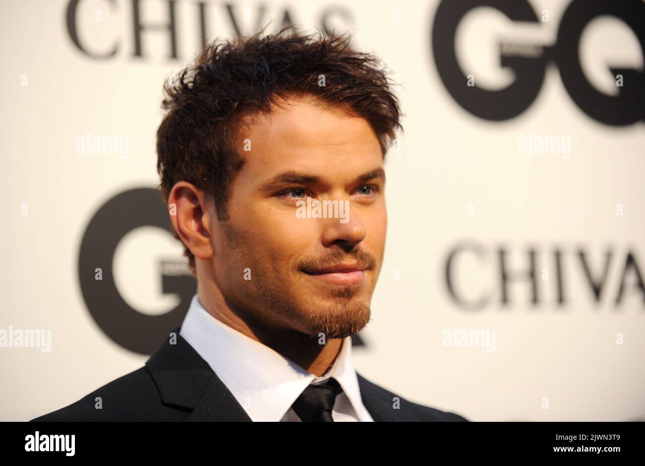 American actor Kellan Lutz at the GQ Men of the Year Awards in Sydney ...