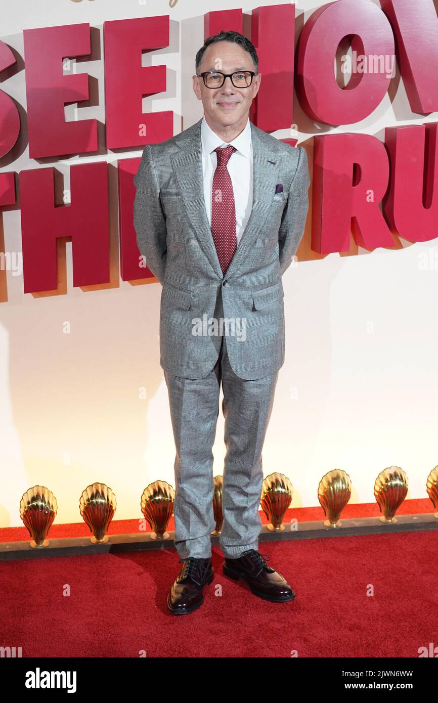 Reece Shearsmith arrives for the gala screening of See How They Run, at ...