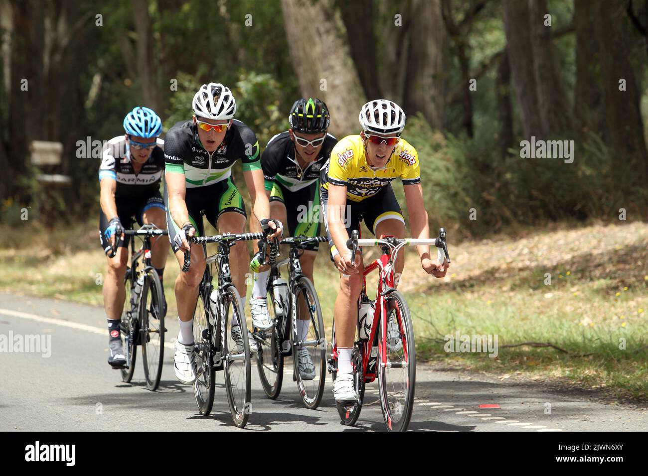 Breakaway Bunch including Nathan Haas, Luke Durbridge & Jack Bobridge ...