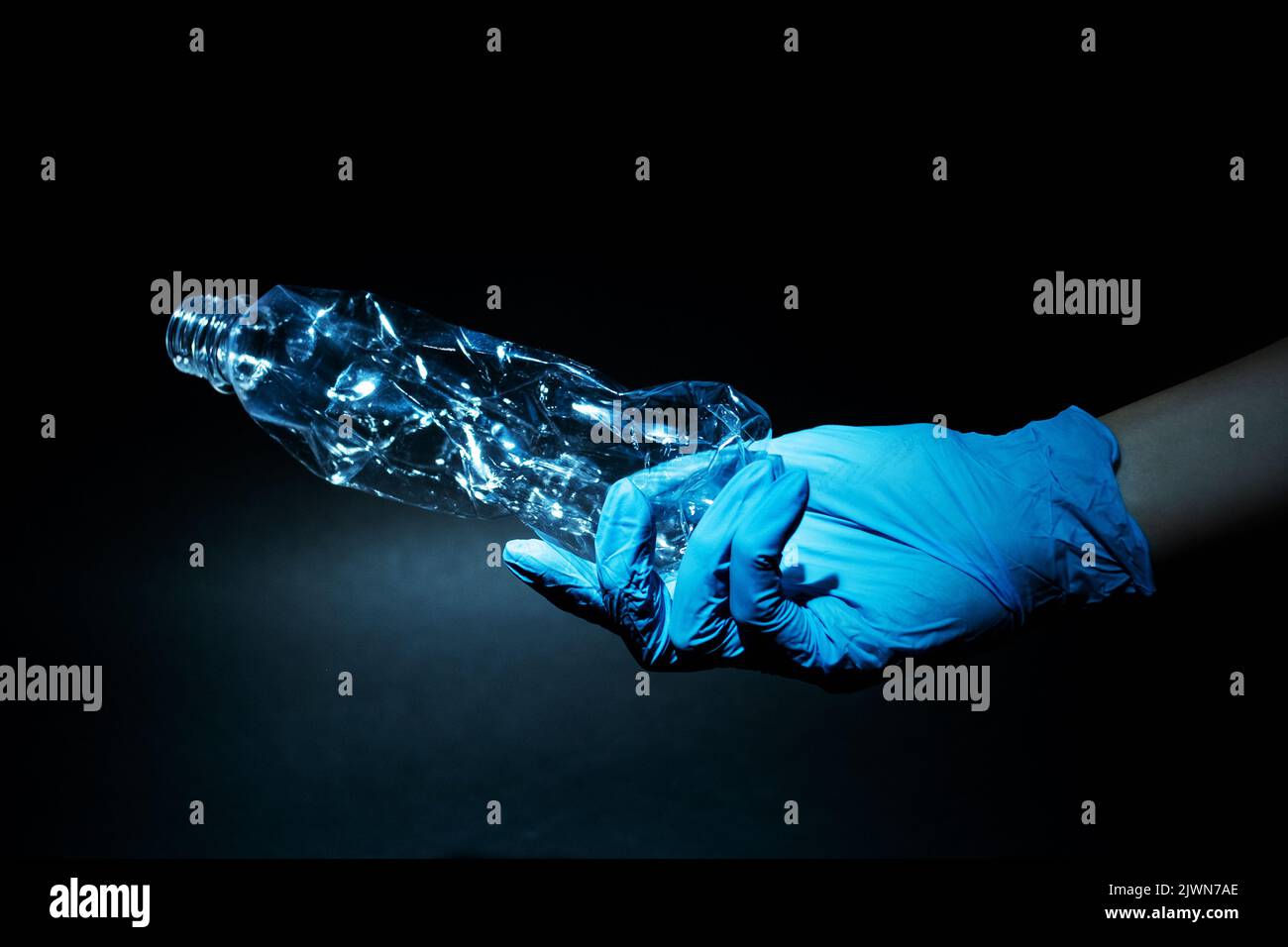 plastic recycling garbage management hand bottle Stock Photo - Alamy