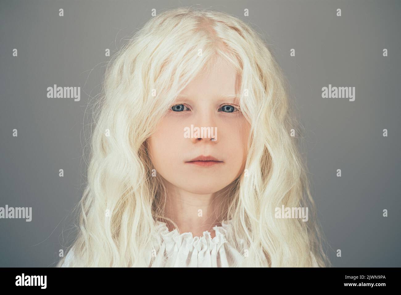 beautiful little girl child innocence peaceful Stock Photo - Alamy