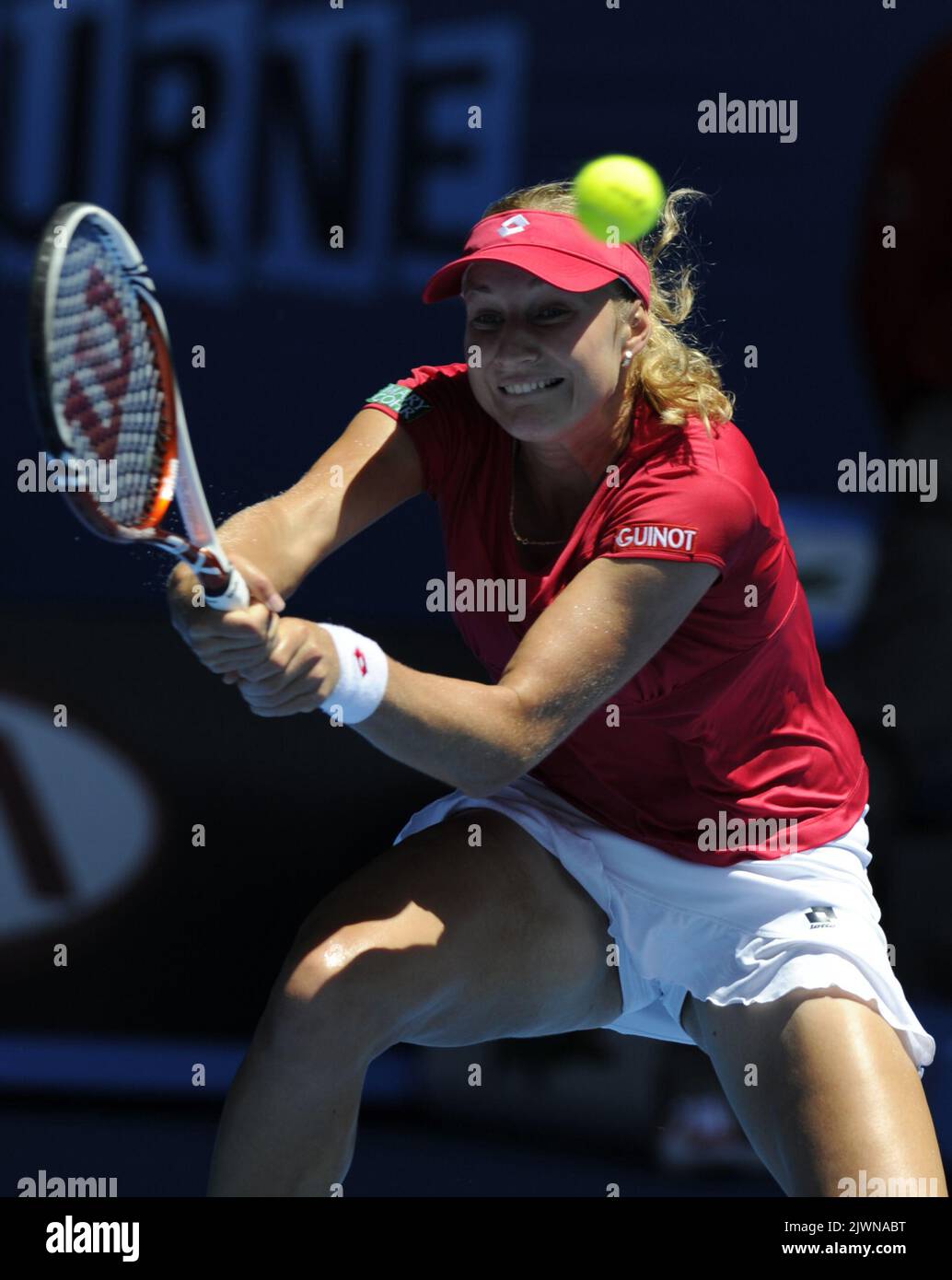 Ekaterina Marakova of Russia returns to compatriot Maria Sharapova ...