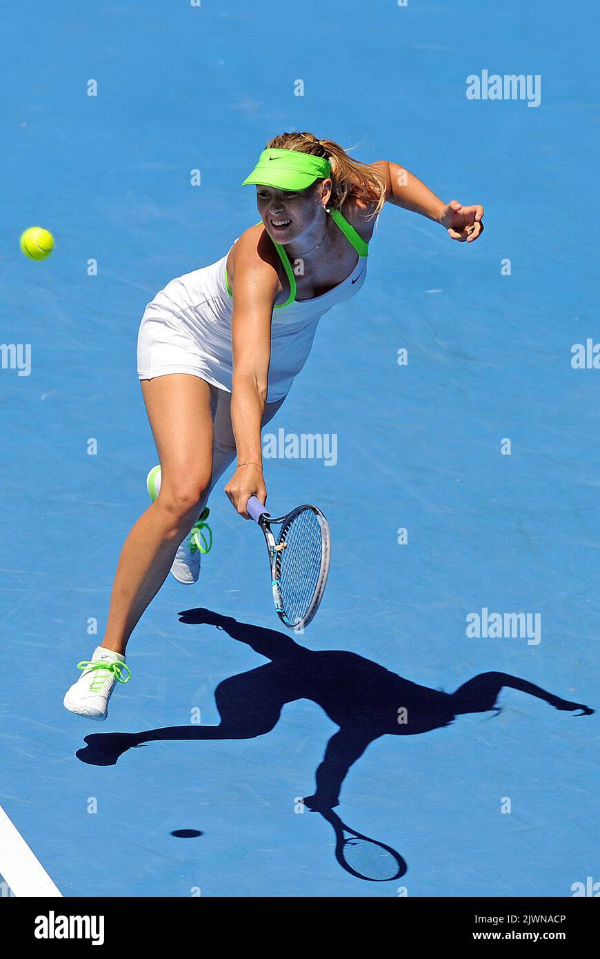 Maria Sharapova of Russia returns to compatriot Ekaterina Marakova ...
