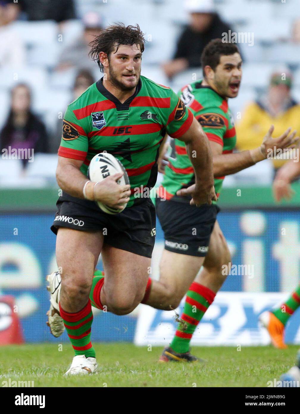 David Taylor in action during the NRL Round 13 match between South ...
