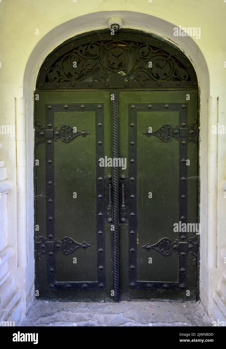 Doors of the Crystal Museum in the former St. George's Cathedral, built ...