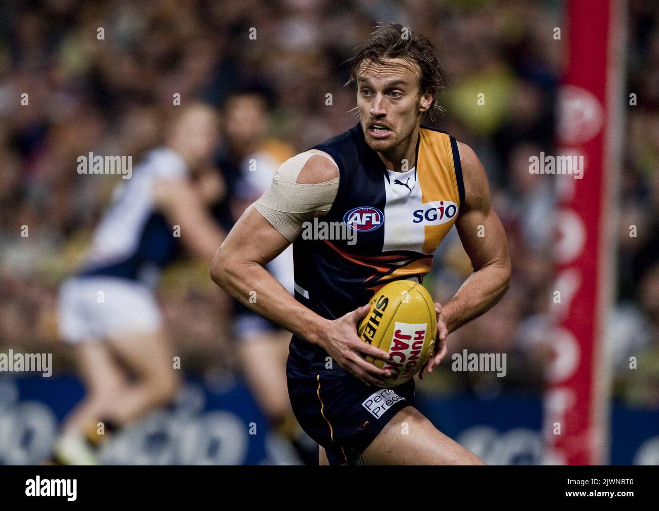 Mark Nicoski for the Eagles during the AFL match between the West Coast ...