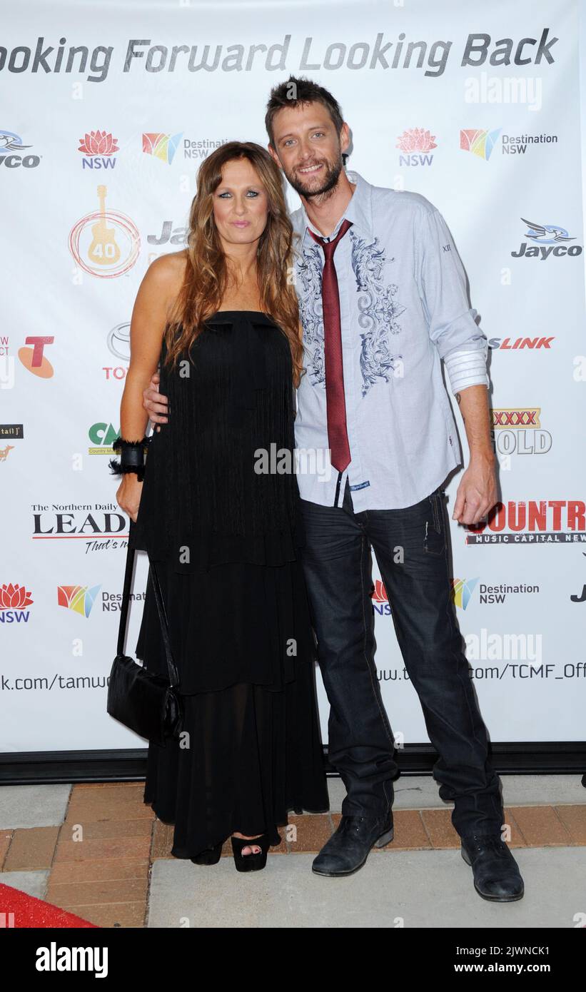 Australian country musicians Kasey Chambers and Shane Nicholson arrive ...