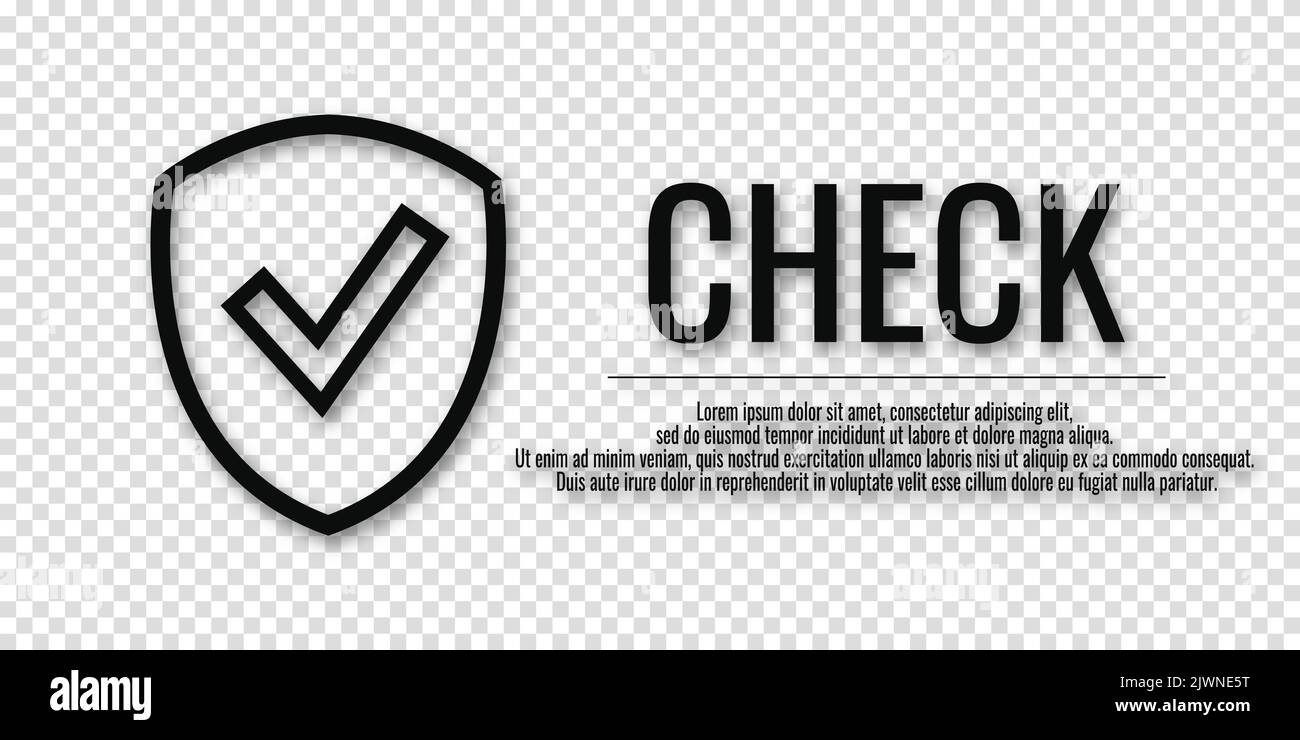 Black icon of a shield and a check mark with the text SHIELD ...