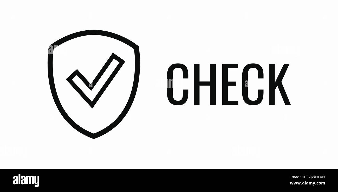 Black icon of a shield and a check mark with the text SHIELD ...