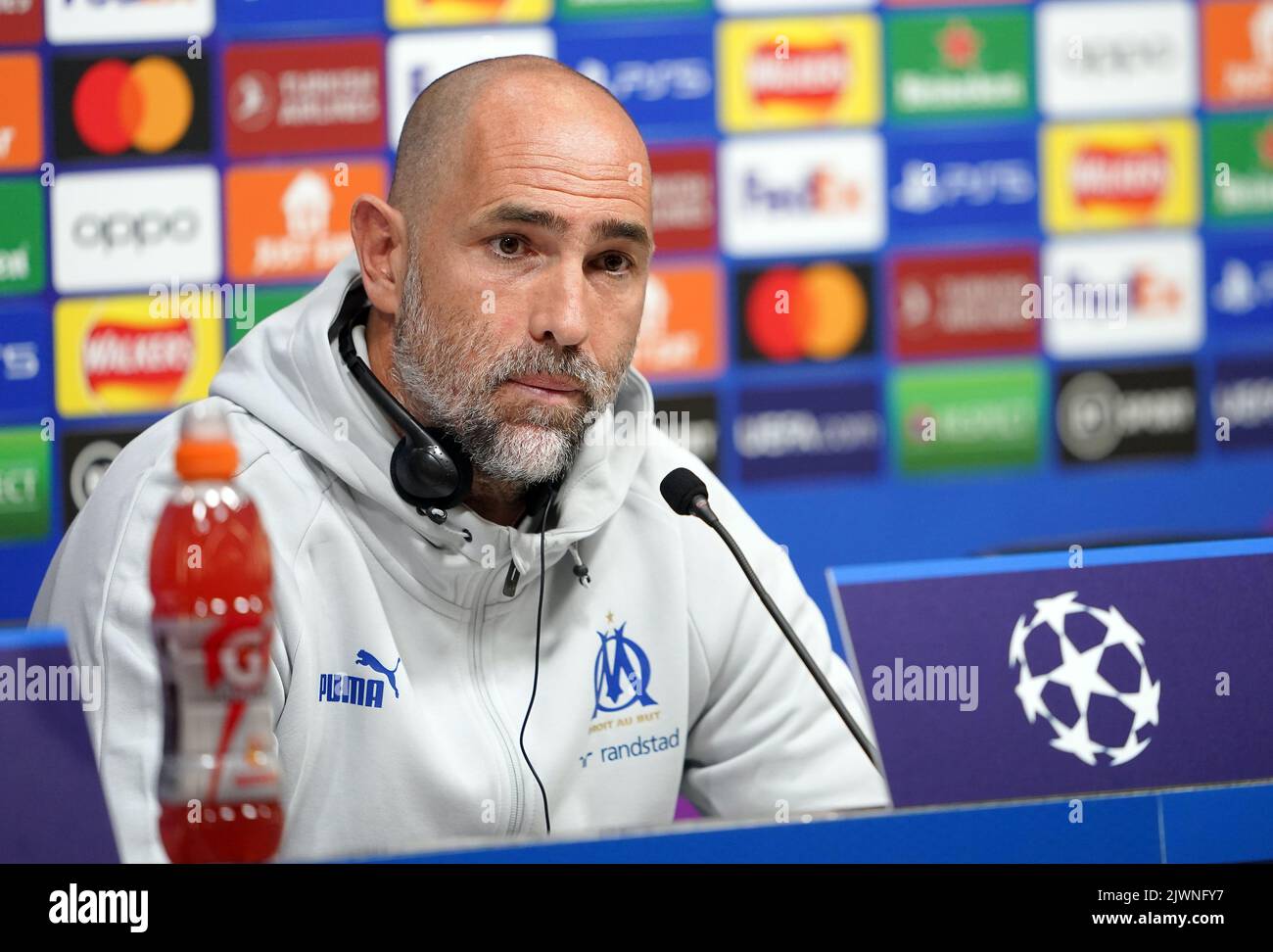 Olympique de Marseille manager Igor Tudor during a press conference at ...