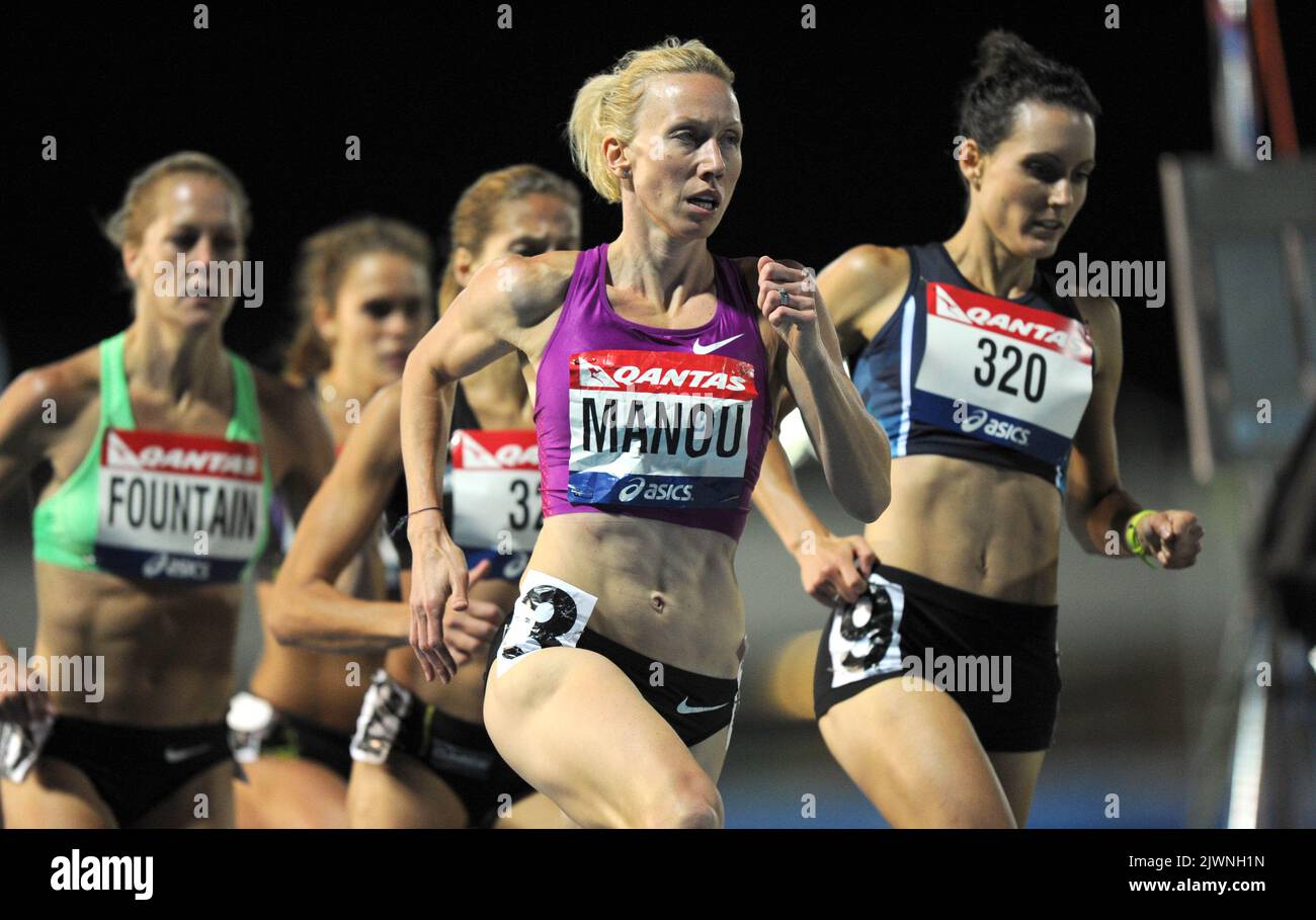 Tamsyn Manou of Australia in action during her win in the Womens 800 ...