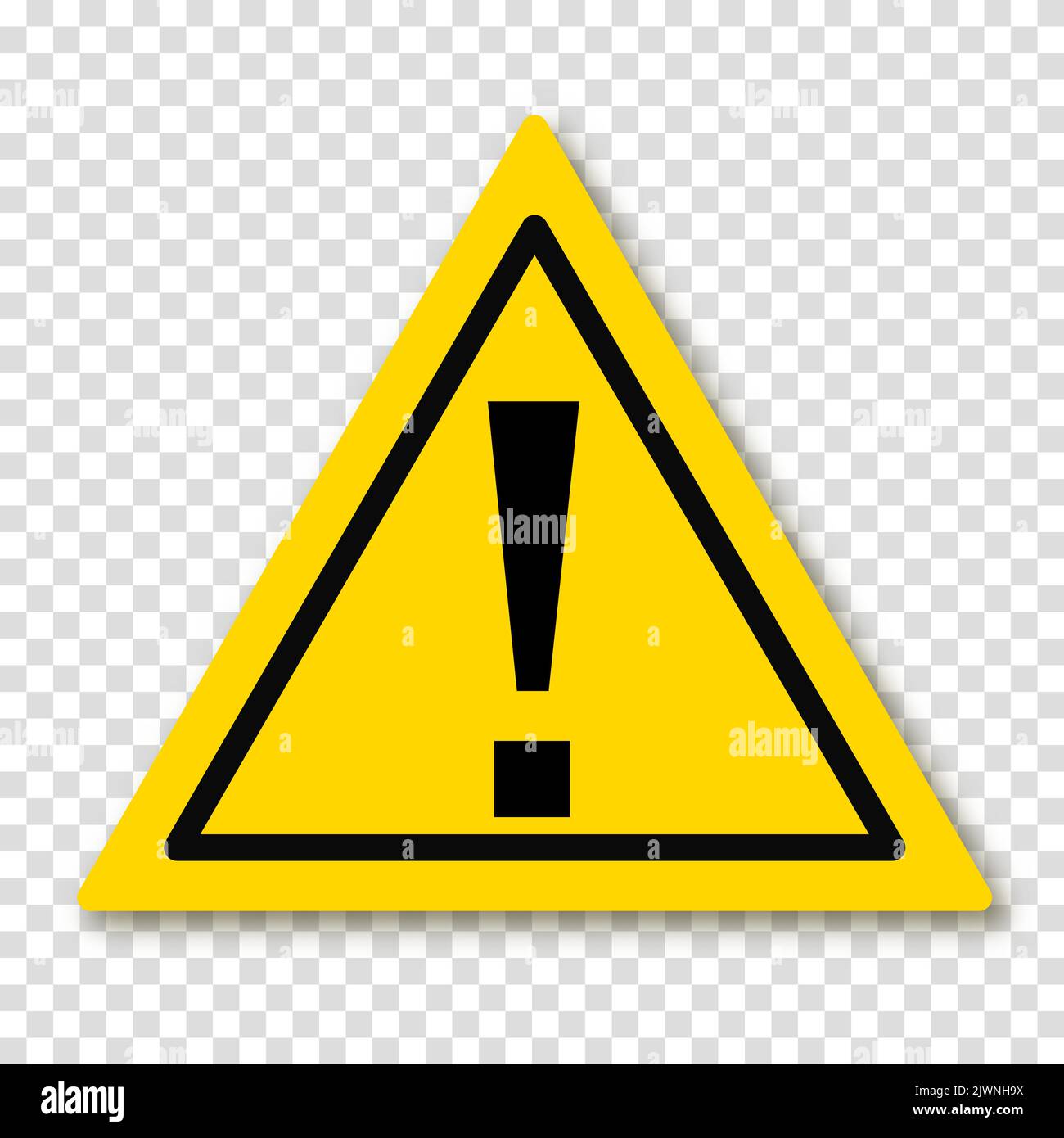 Triangle with exclamation mark store