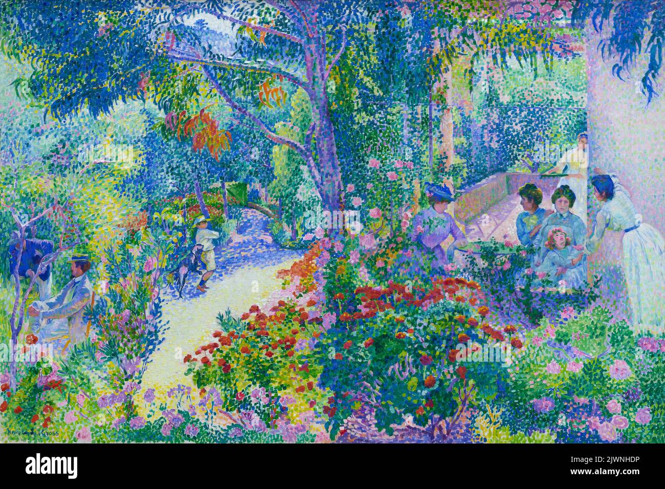 Afternoon in the Garden, Henri Edmond Cross, 1904-1905, Alte ...