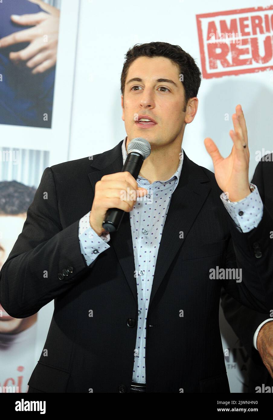 American actor Jason Biggs on the red carpet at the Australian premiere ... American actor Jason Biggs on the red carpet at the Australian premiere ...