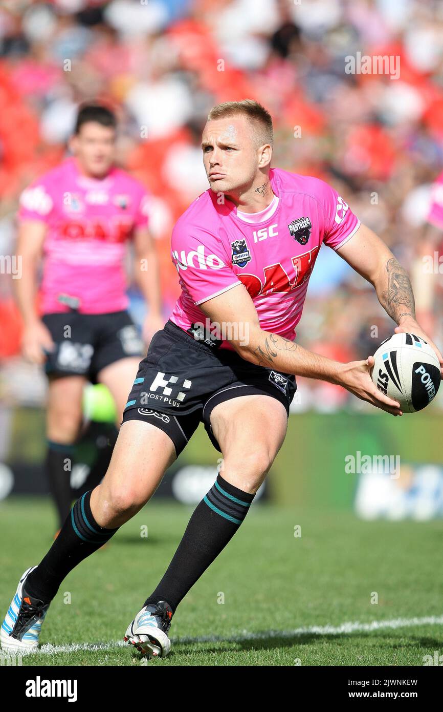 Blake Austin in action during NRL Rugby League match between Penrith ...