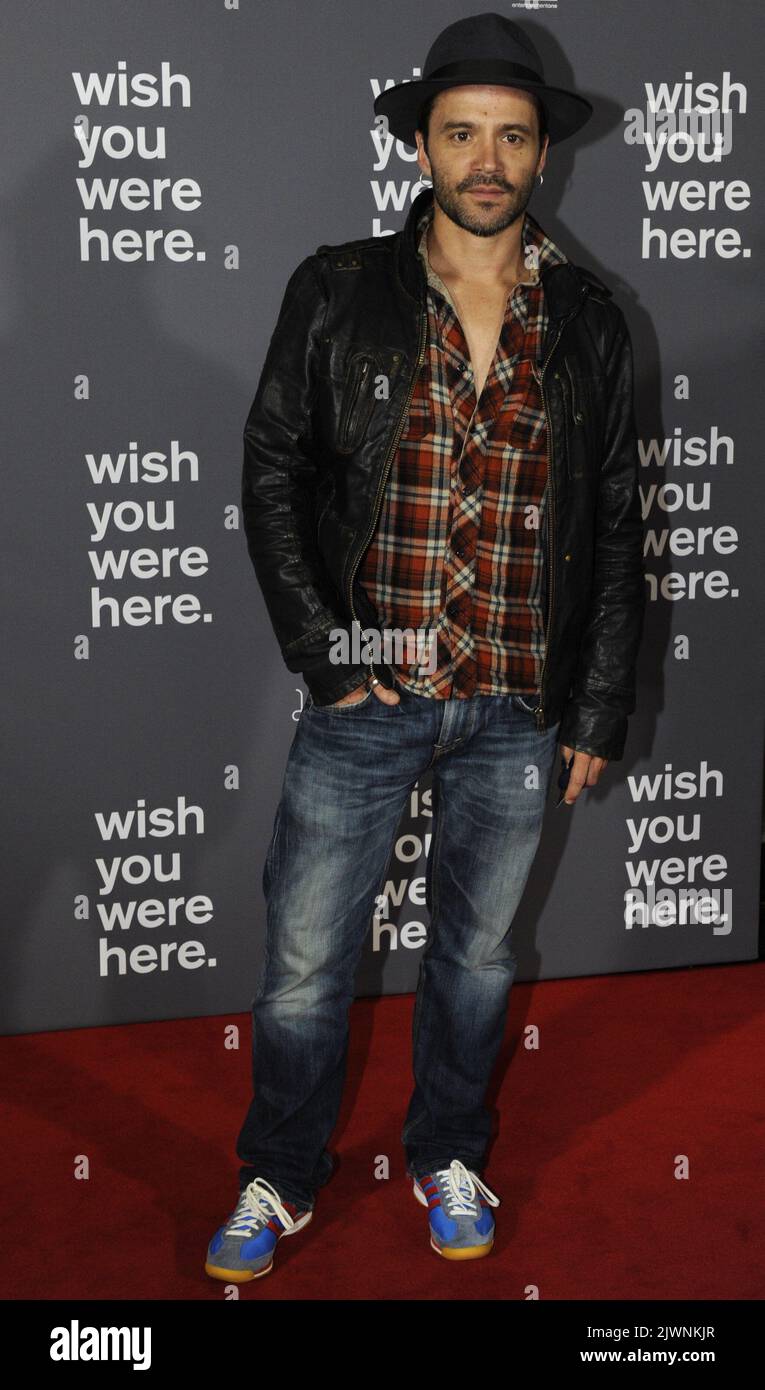 Actor Damian Walshe-Howling poses for photos at the premier of the film ...