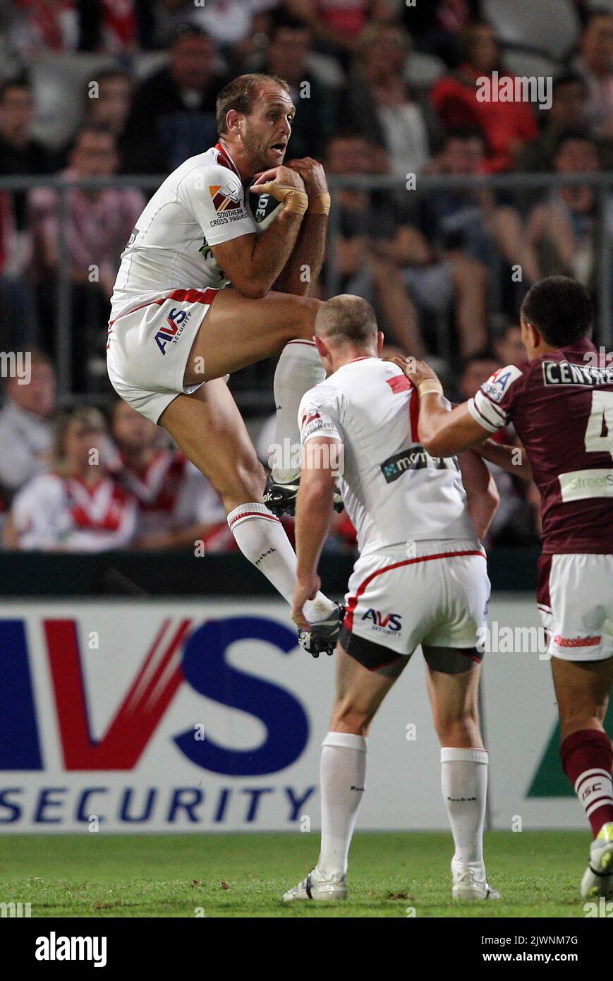 Jason Nightingale in action during NRL Rugby League match between St ...