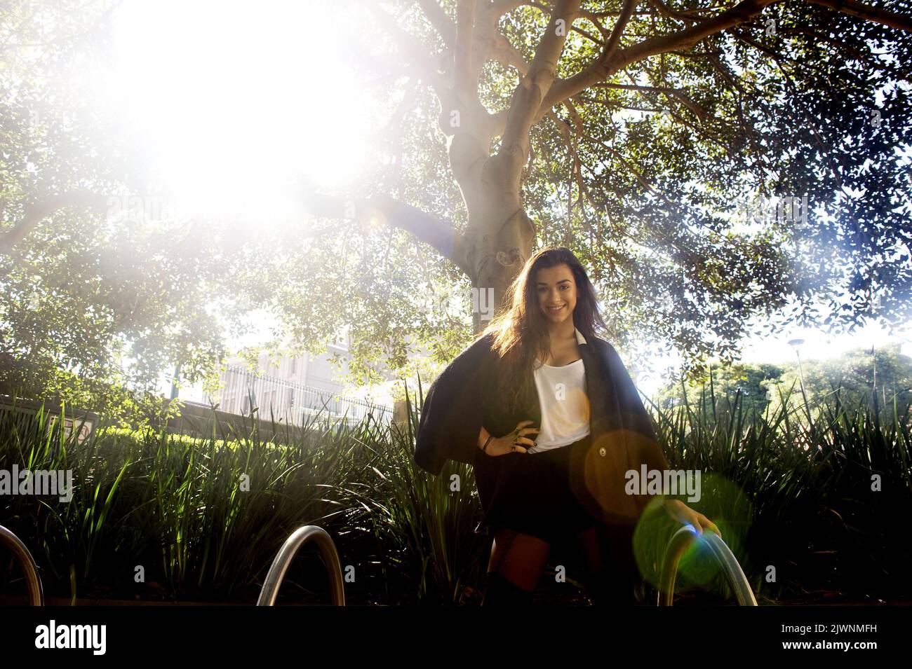 Australian singer Elen Levon poses for photographs in Sydney, Friday ...