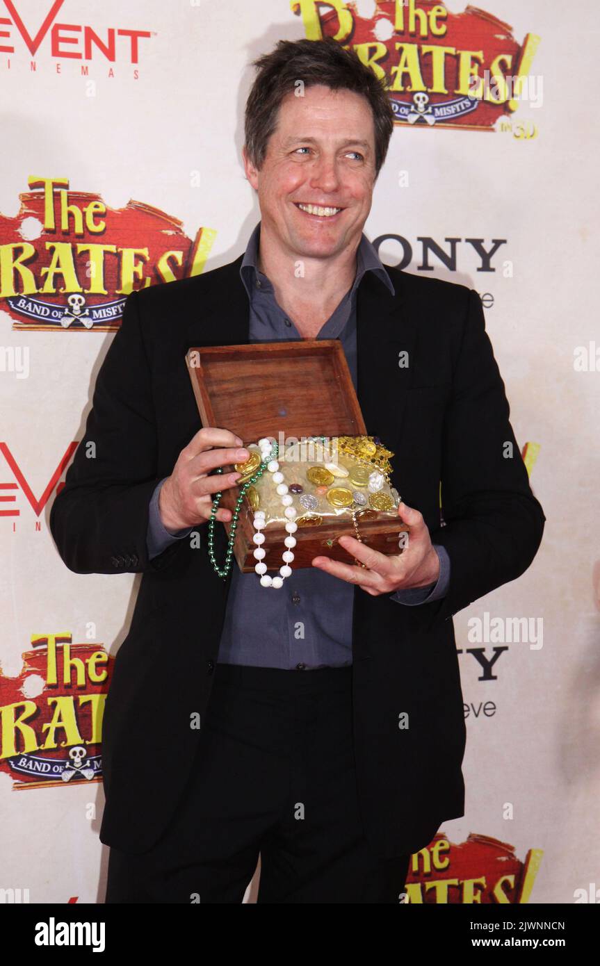 British actor Hugh Grant poses for photographs at the premiere of The ...