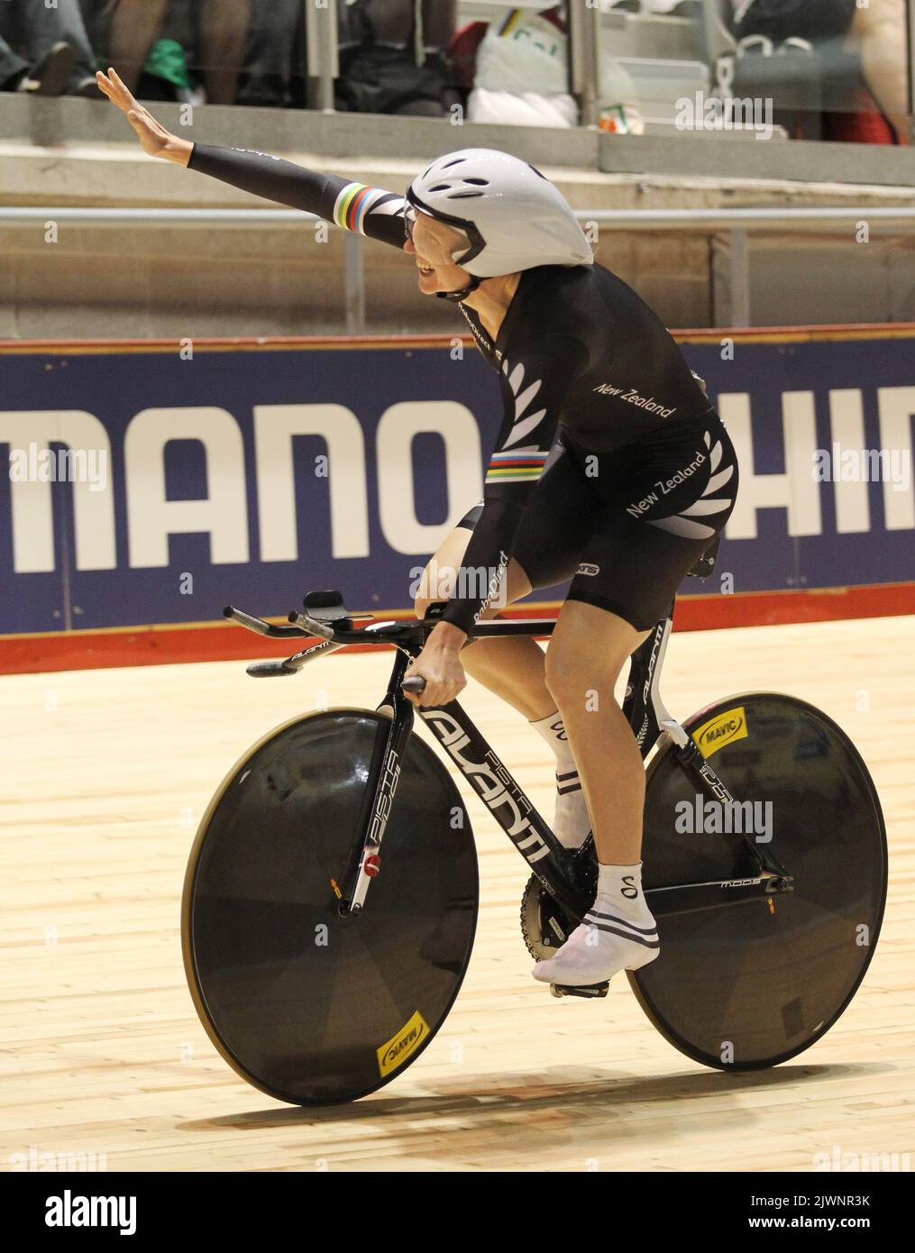 Amy Shanks of New Zealand in the Women's Individual Pursuit at the 2012 ...