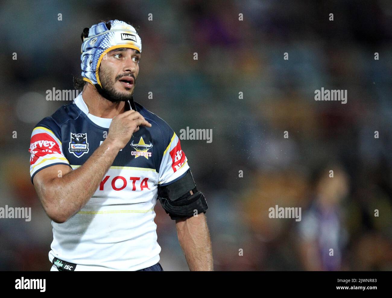 Johnathan Thurston in action during NRL Rugby League, Round 6 match ...