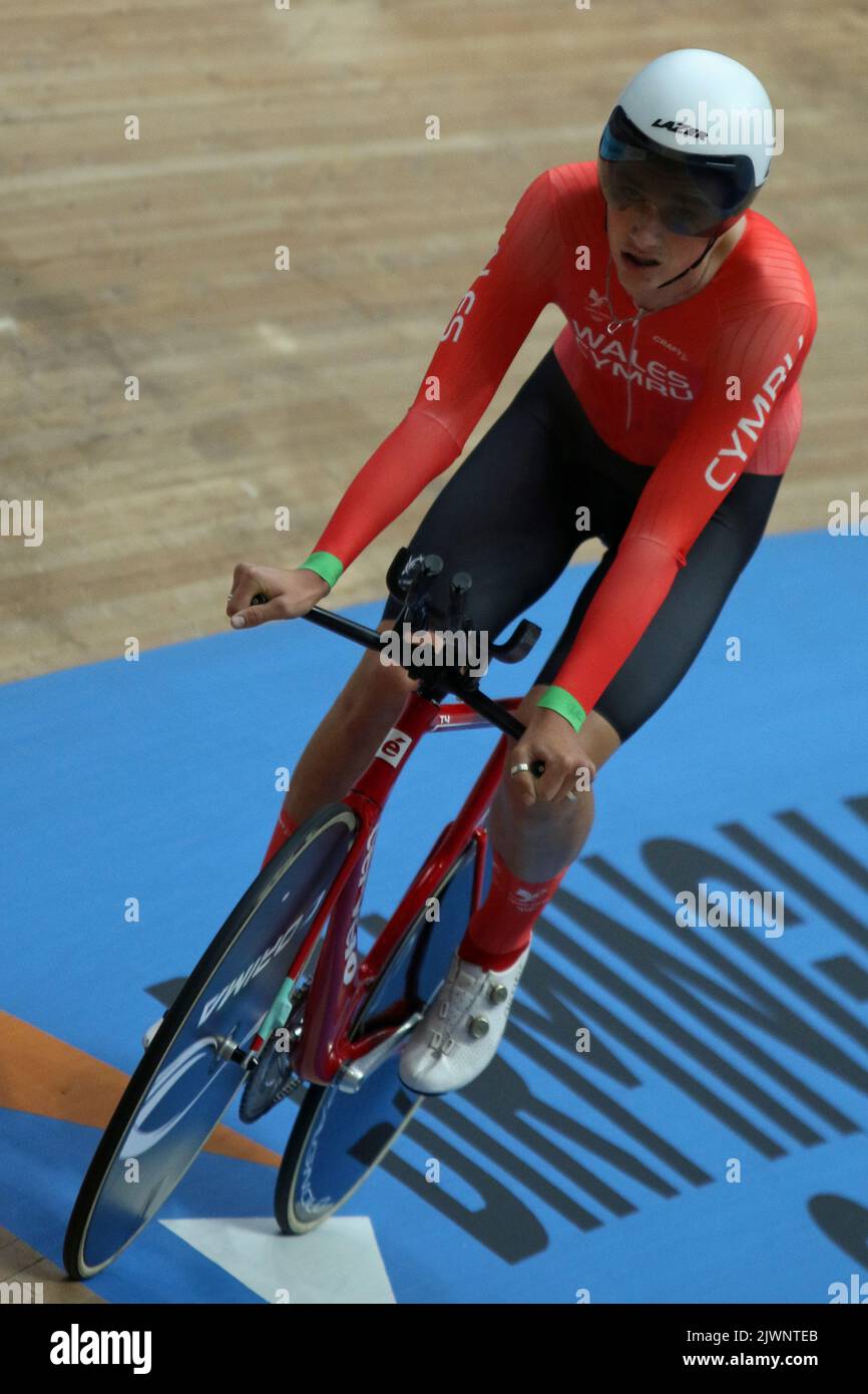Joshua TARLING of Wales in the Men's 4000m Individual Pursuit cycling ...