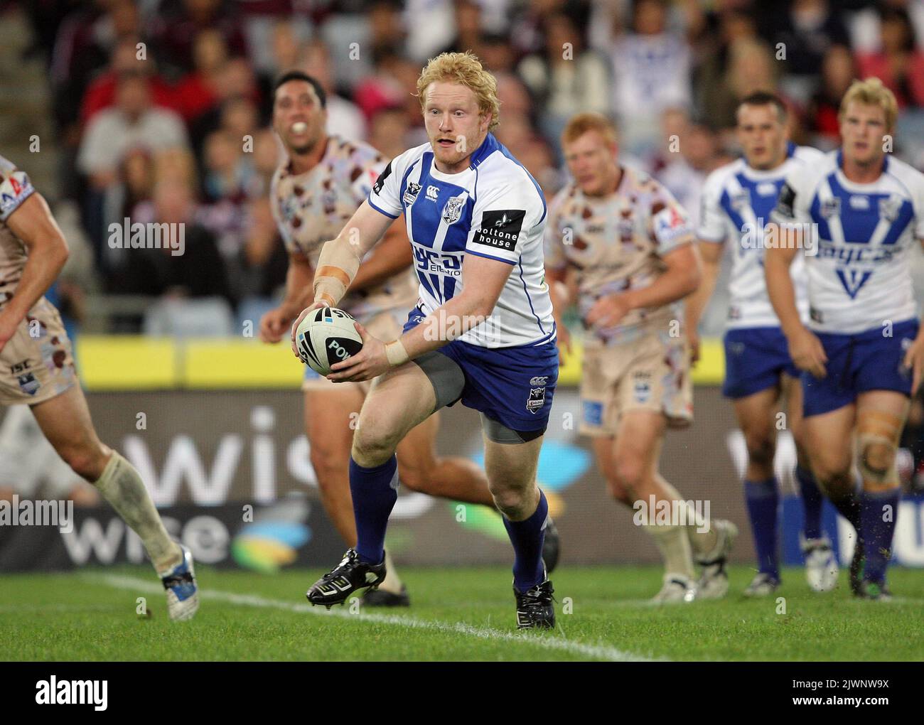 James Graham in action during the NRL Rugby League match between Manly ...