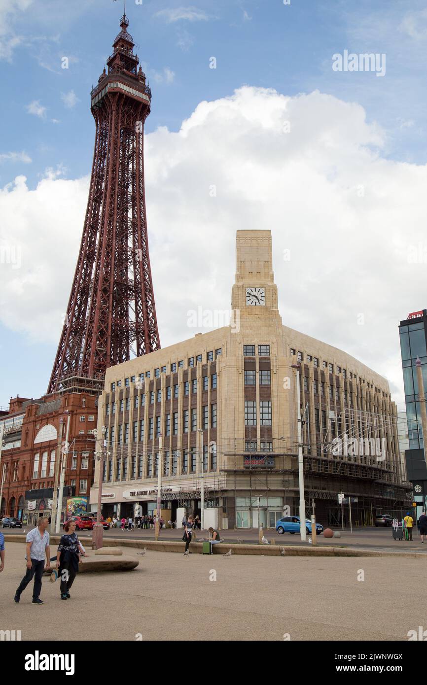 Blackpool Illuminations promenade seafront England Stock Photo - Alamy
