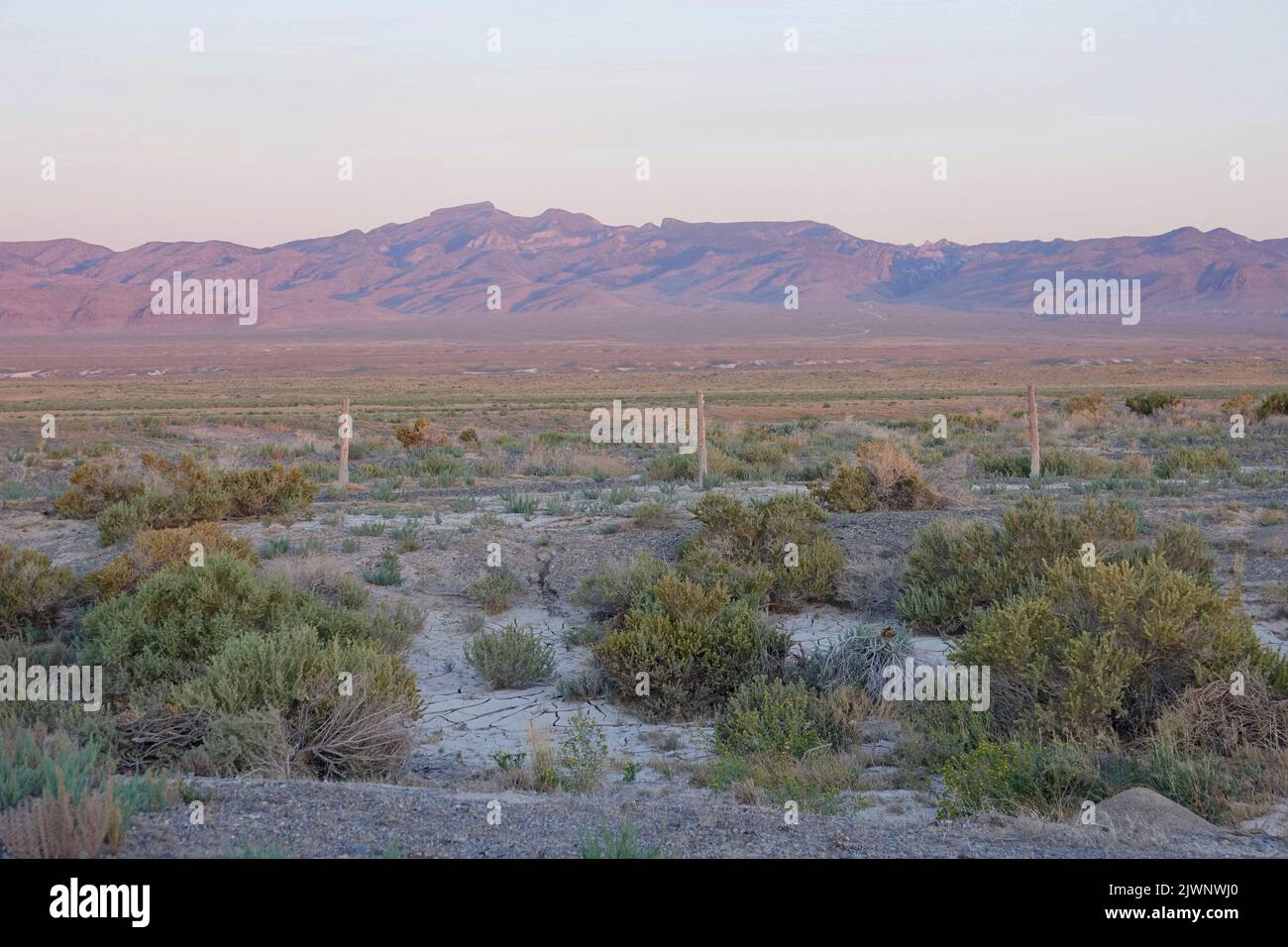 Colorful desert landscape at hot sunset hi-res stock photography and ...