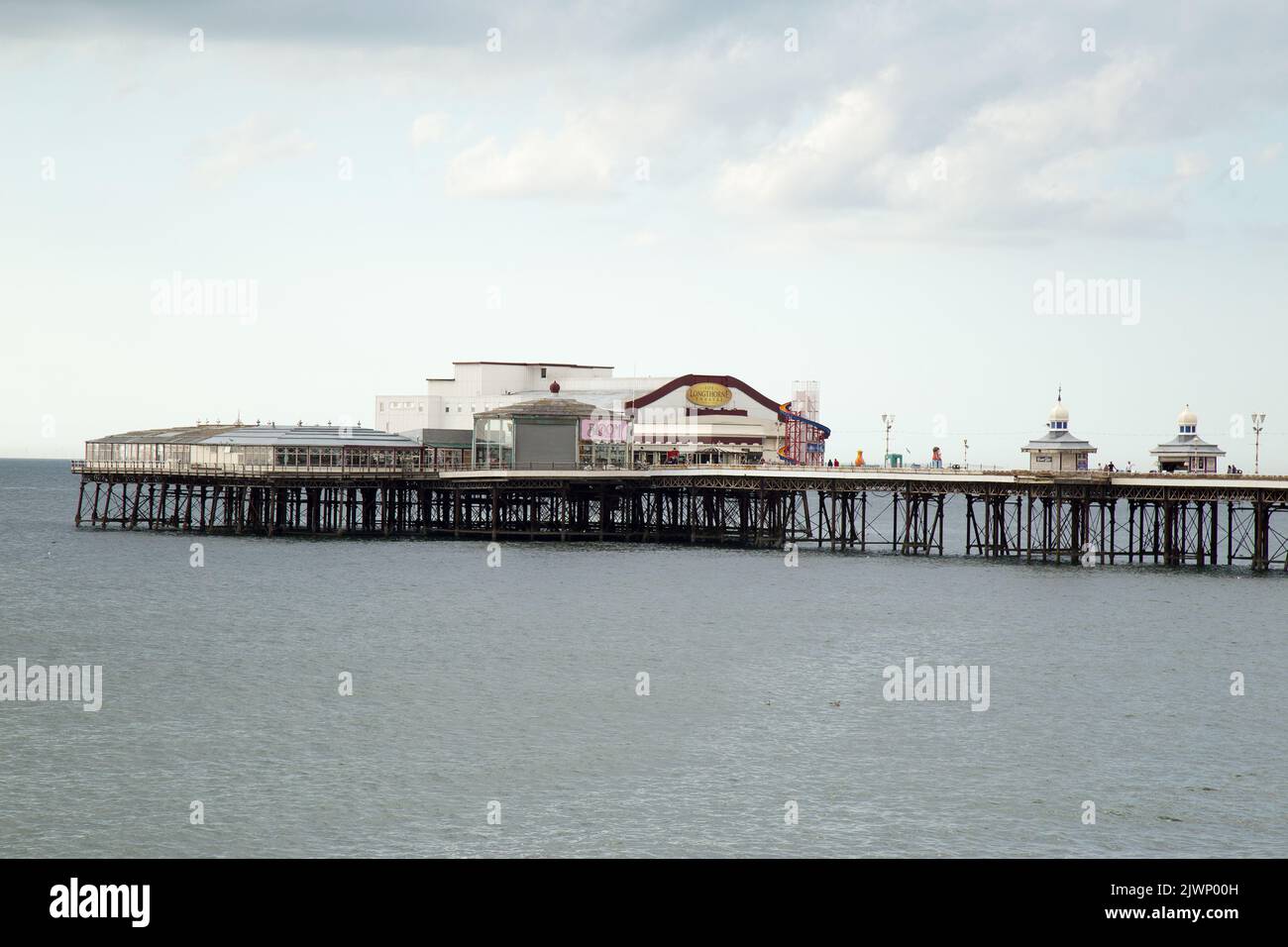 Blackpool North Pier promenade seafront England Stock Photo - Alamy