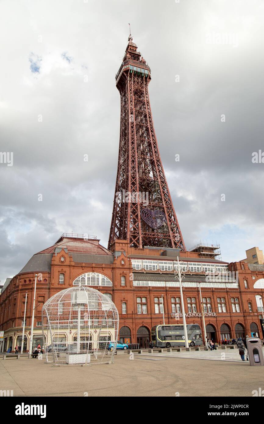 Blackpool Illuminations promenade seafront England Stock Photo - Alamy