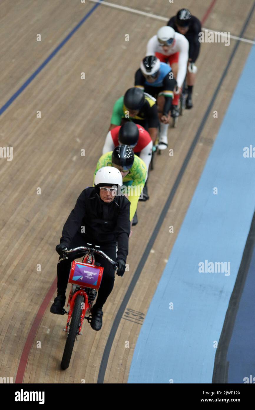 Thomas CORNISH of Australia in the Men's Keirin cycling at the 2022 ...