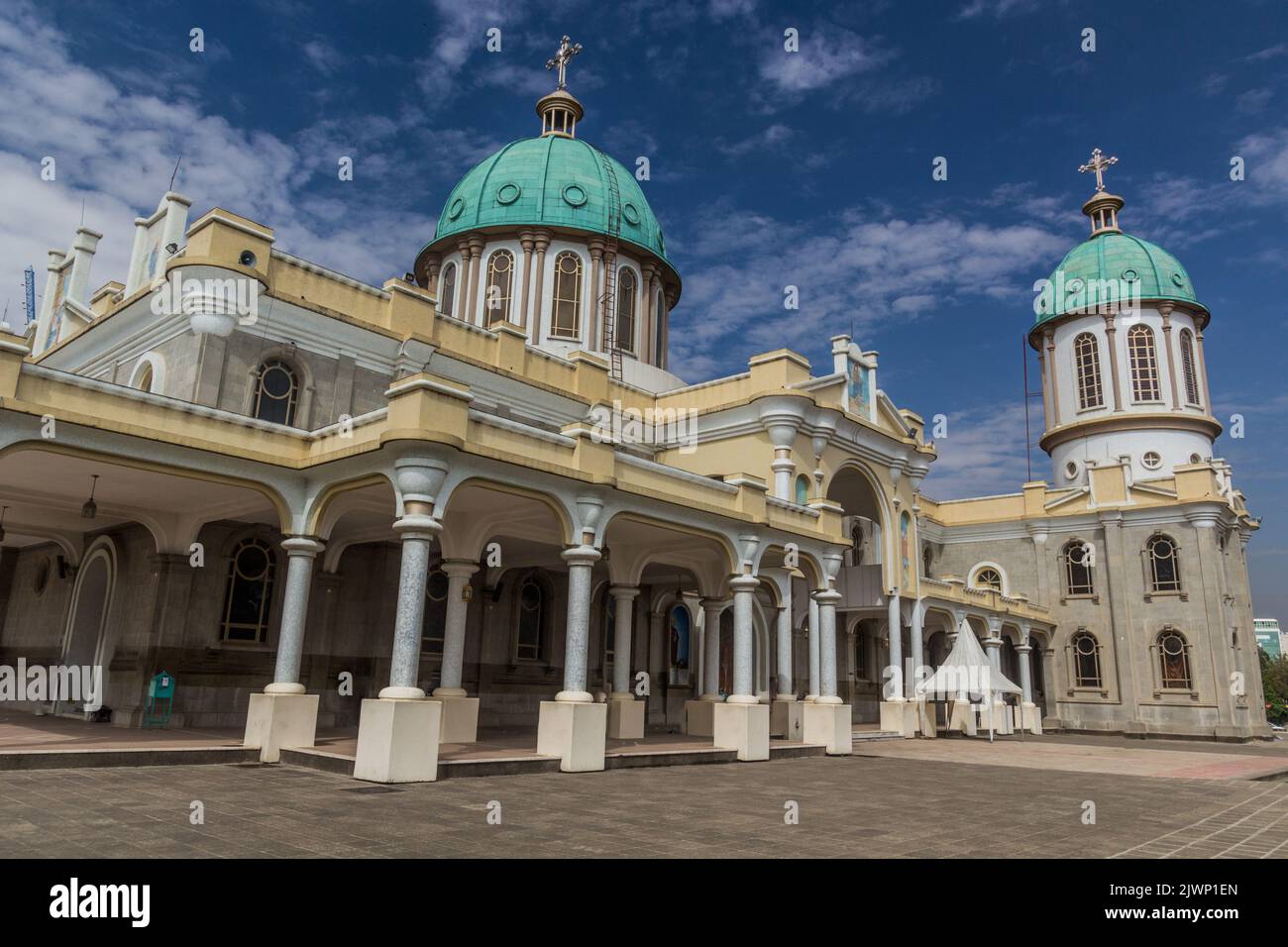 Medhane Alem Cathedral in Addis Ababa, Ethiopia Stock Photo - Alamy