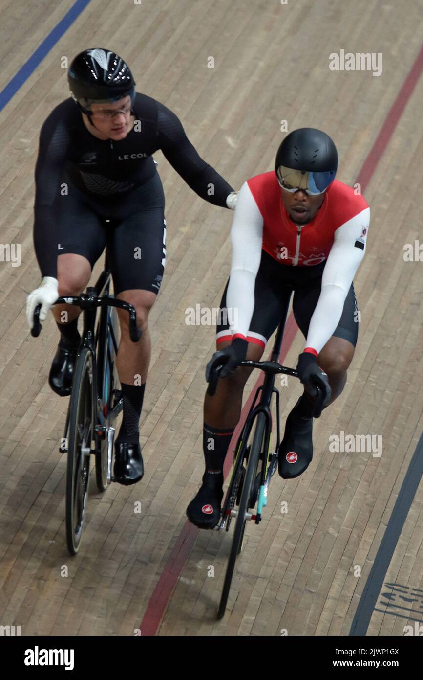 Sam WEBSTER of New Zealand and Nicholas PAUL of Trinidad & Tobago in ...