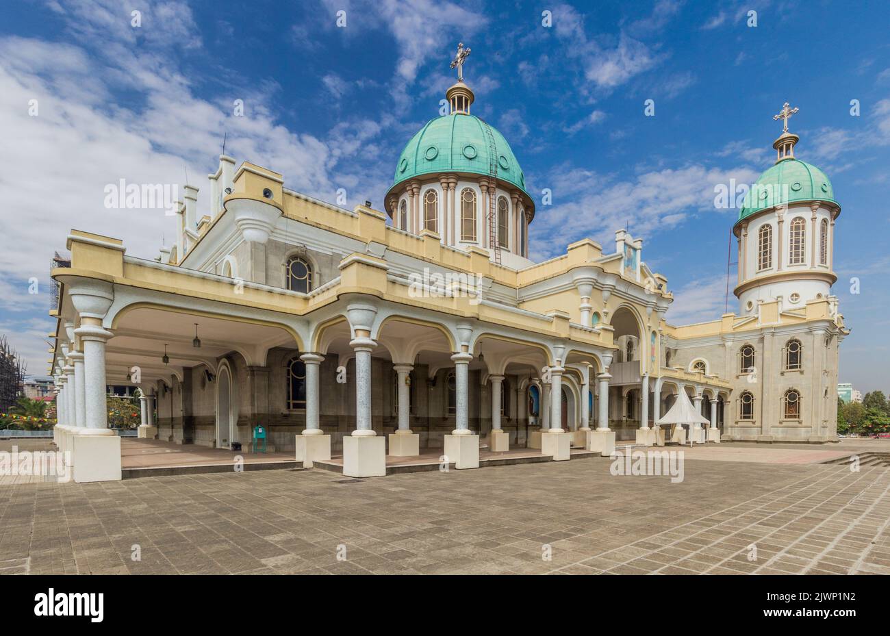 Medhane Alem Cathedral in Addis Ababa, Ethiopia Stock Photo - Alamy