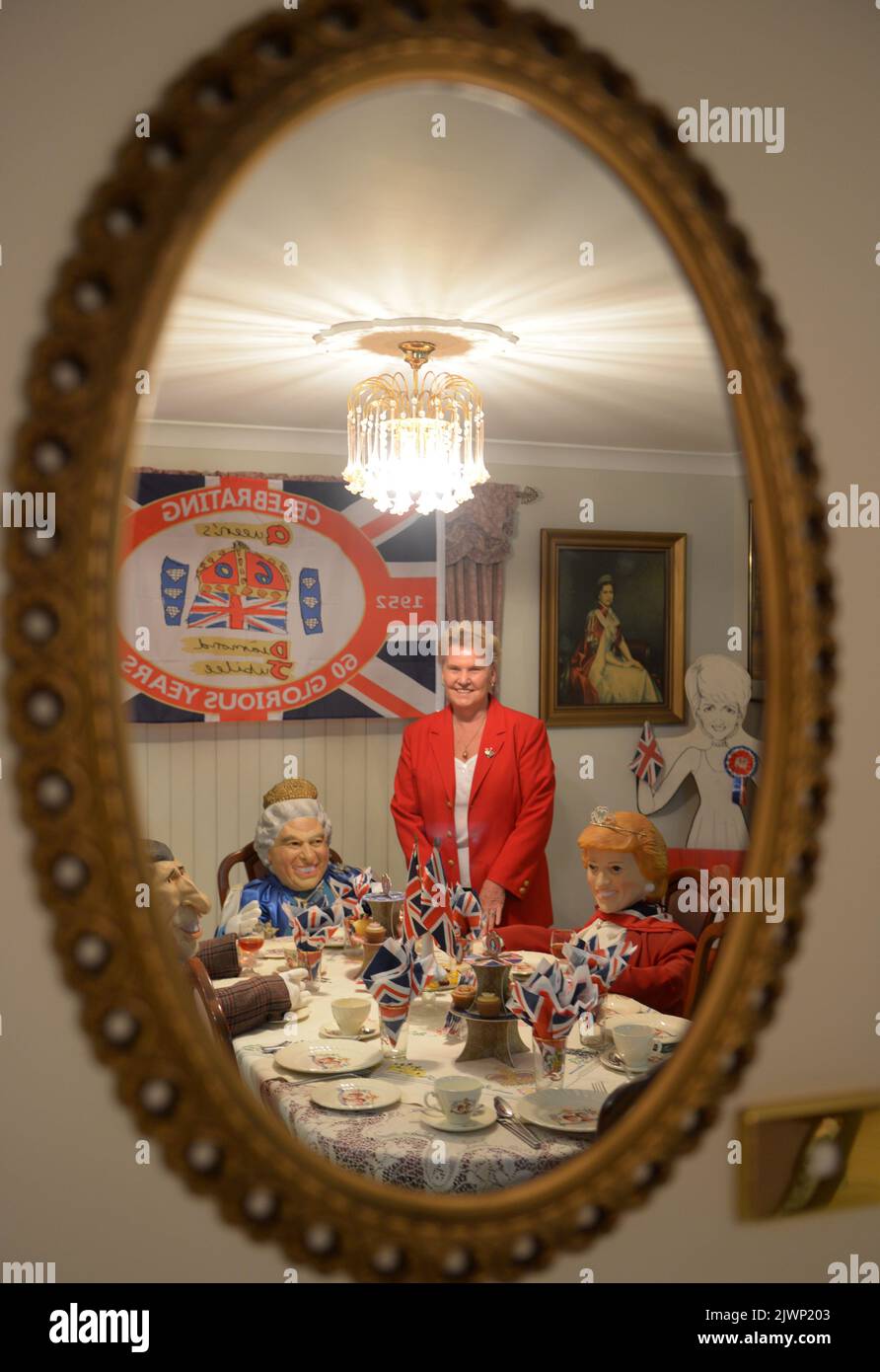 Royal collector Janet Williams with part of her 10,000 plus collection ...