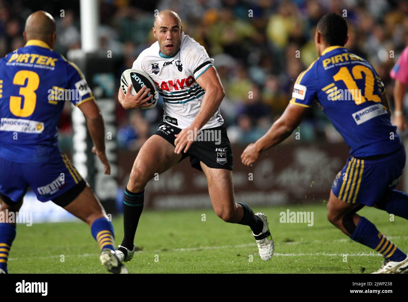 Adrian Purtell is action during the NRL, round 2, Parramatta Eels vs ...