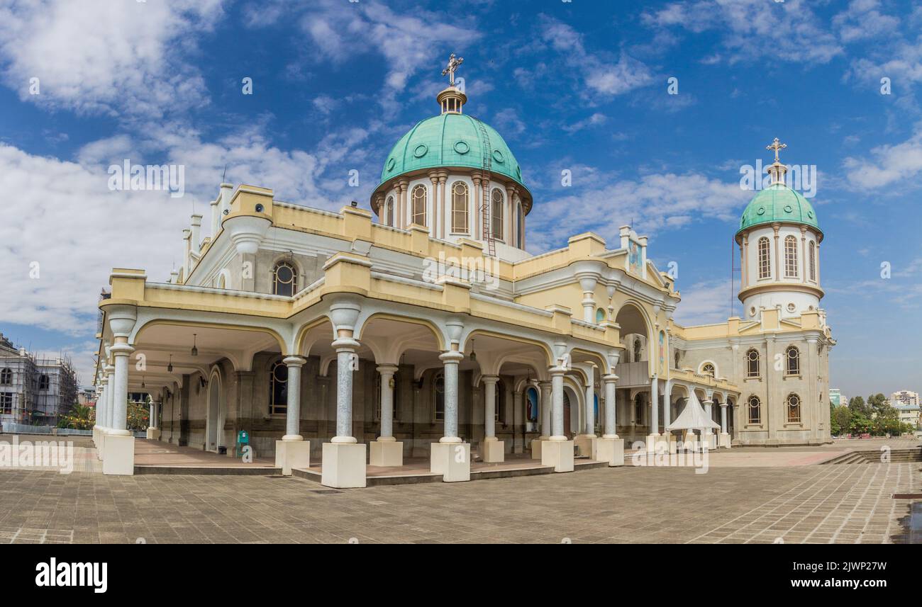 Medhane Alem Cathedral in Addis Ababa, Ethiopia Stock Photo - Alamy