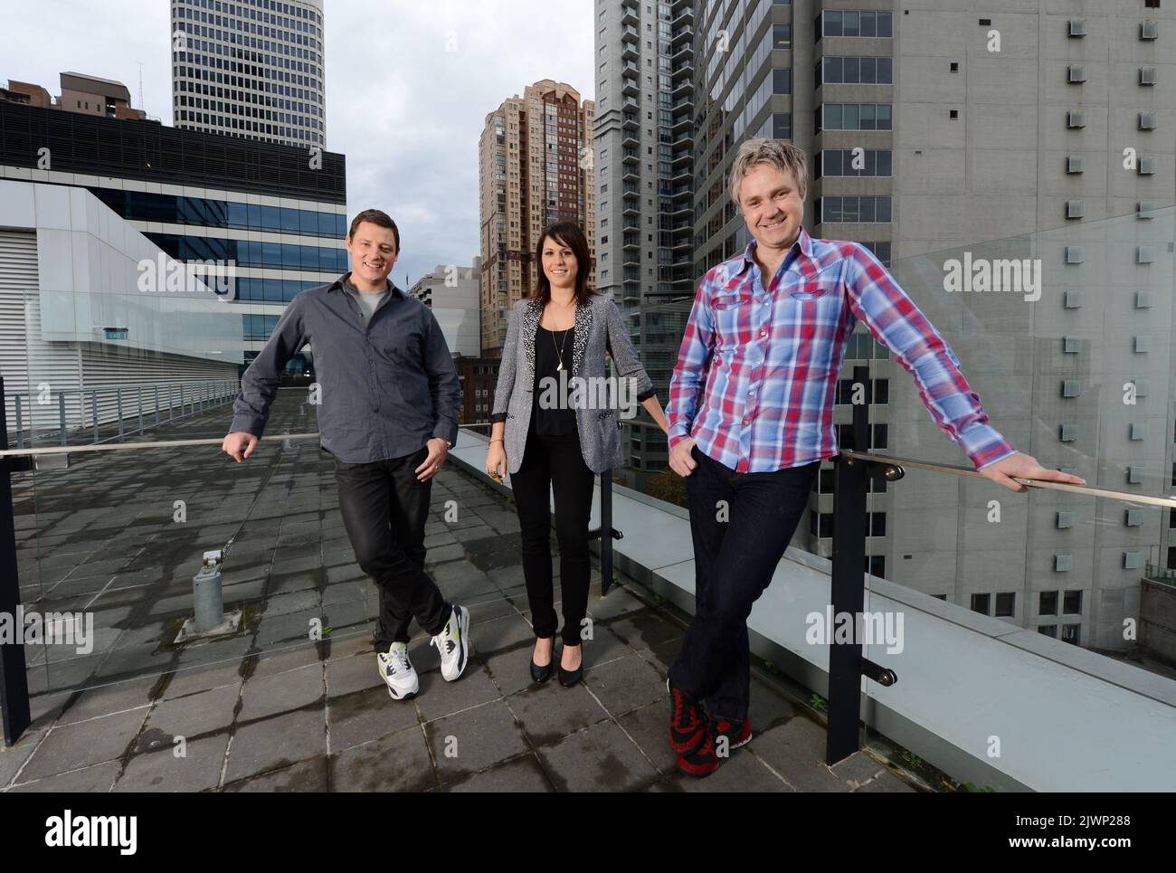 Merrick & the Highway Patrol radio show hosts (left to right) Merrick ...